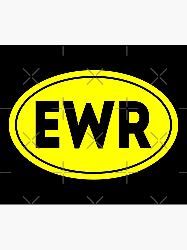 "EWR - Newark Airport Code. Flying, travel and pilot souvenir " Poster ...