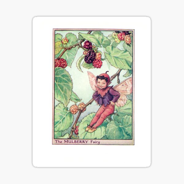 "Amazing Mulberry Fairy" Sticker for Sale by Studio66Designs | Redbubble
