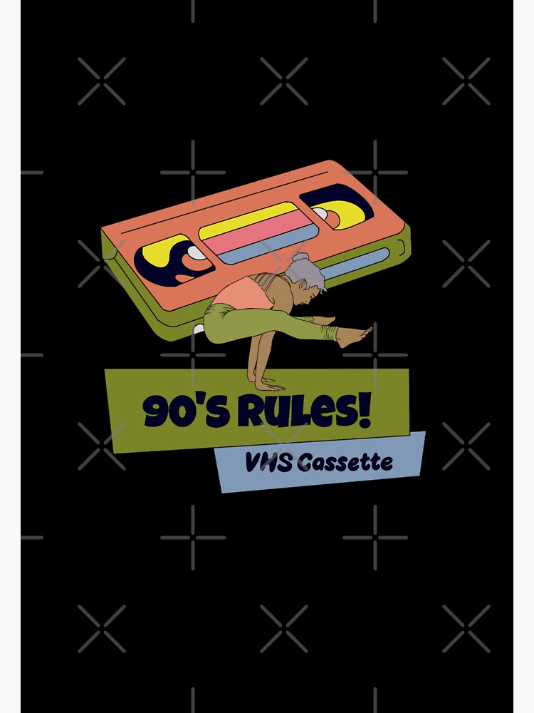 "90s rules" Sticker for Sale by JessicaMhone | Redbubble