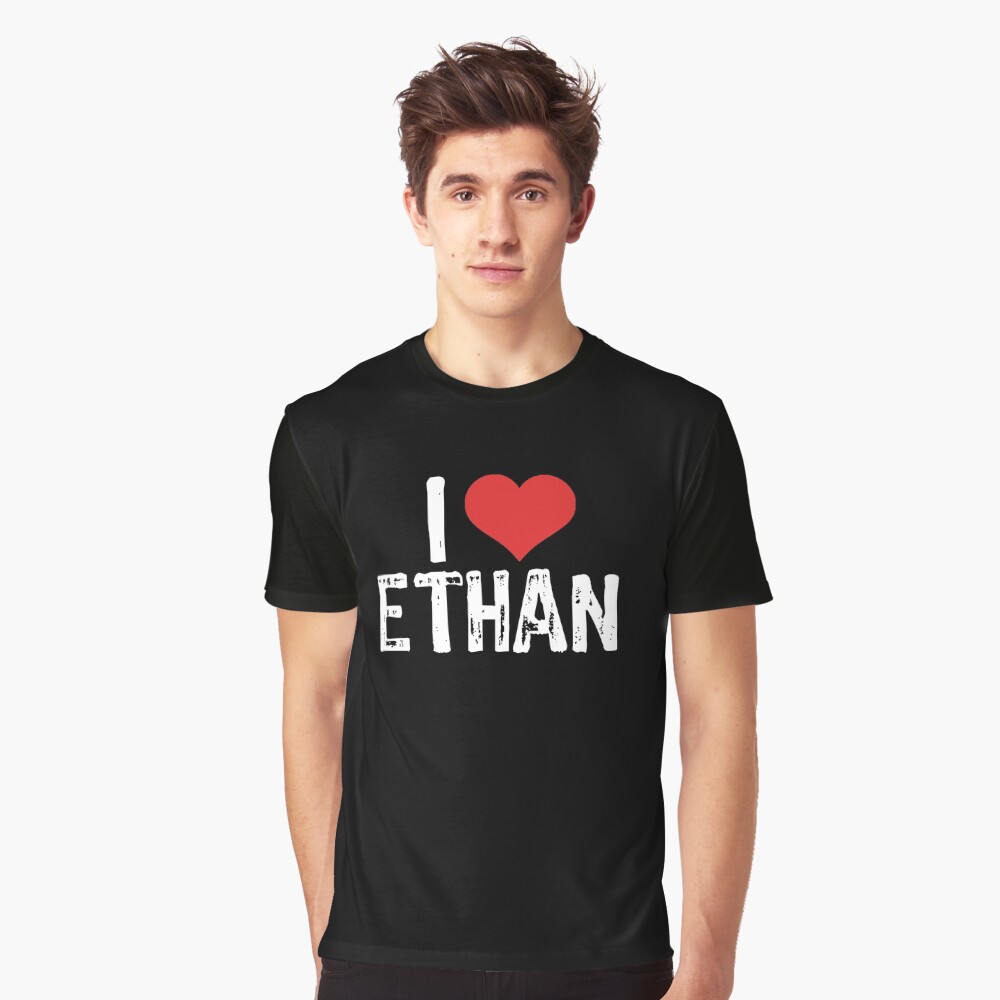 "I Love Ethan" Sticker for Sale by samcloverhearts | Redbubble