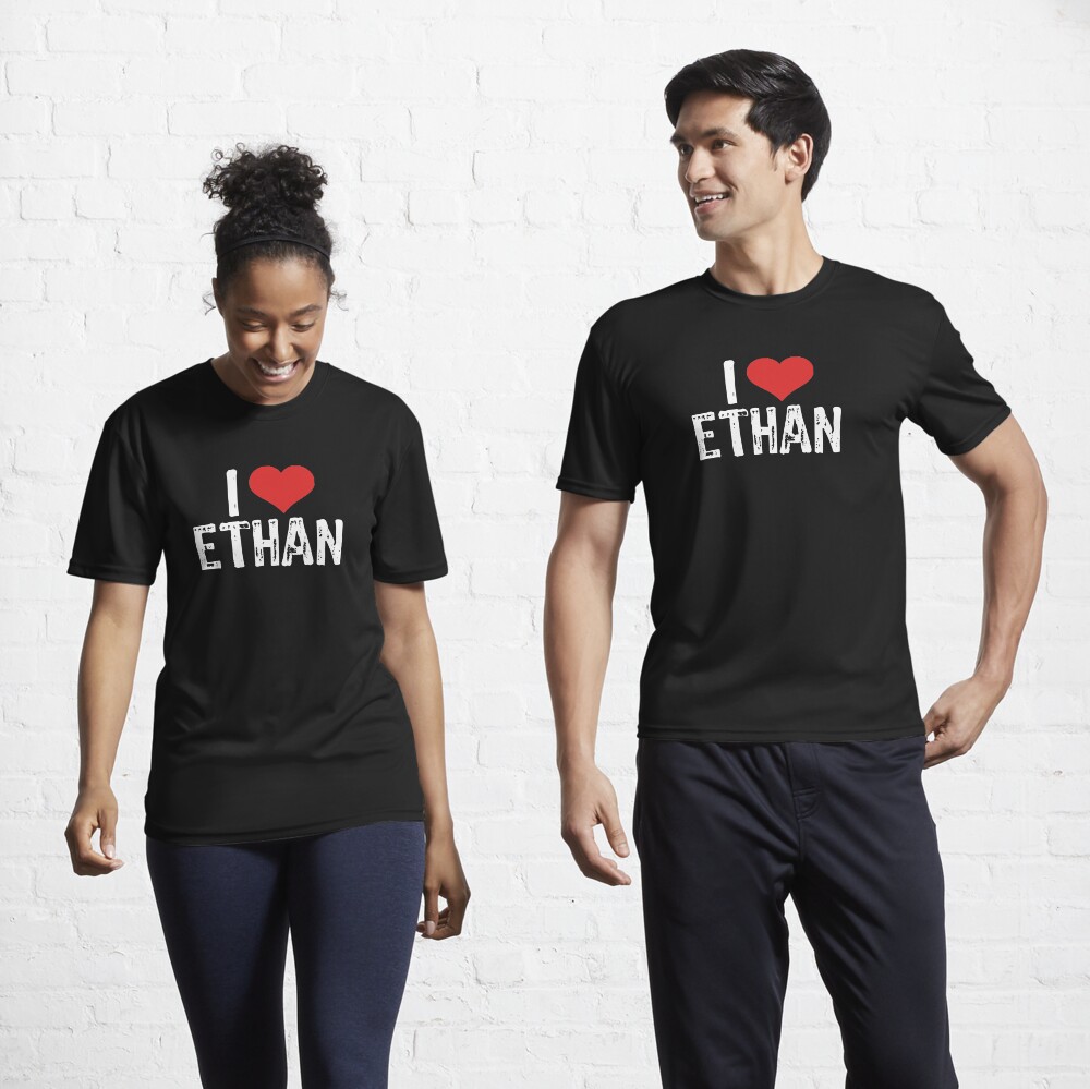 "I Love Ethan" Sticker for Sale by samcloverhearts | Redbubble