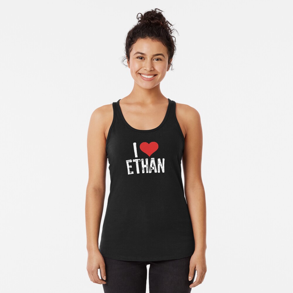 "I Love Ethan" Sticker for Sale by samcloverhearts | Redbubble