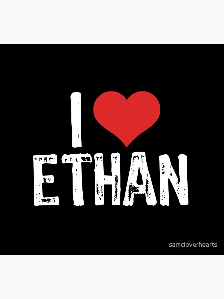 I Love Ethan Premium Matte Vertical Poster sold by Geeta Sharma | SKU ...