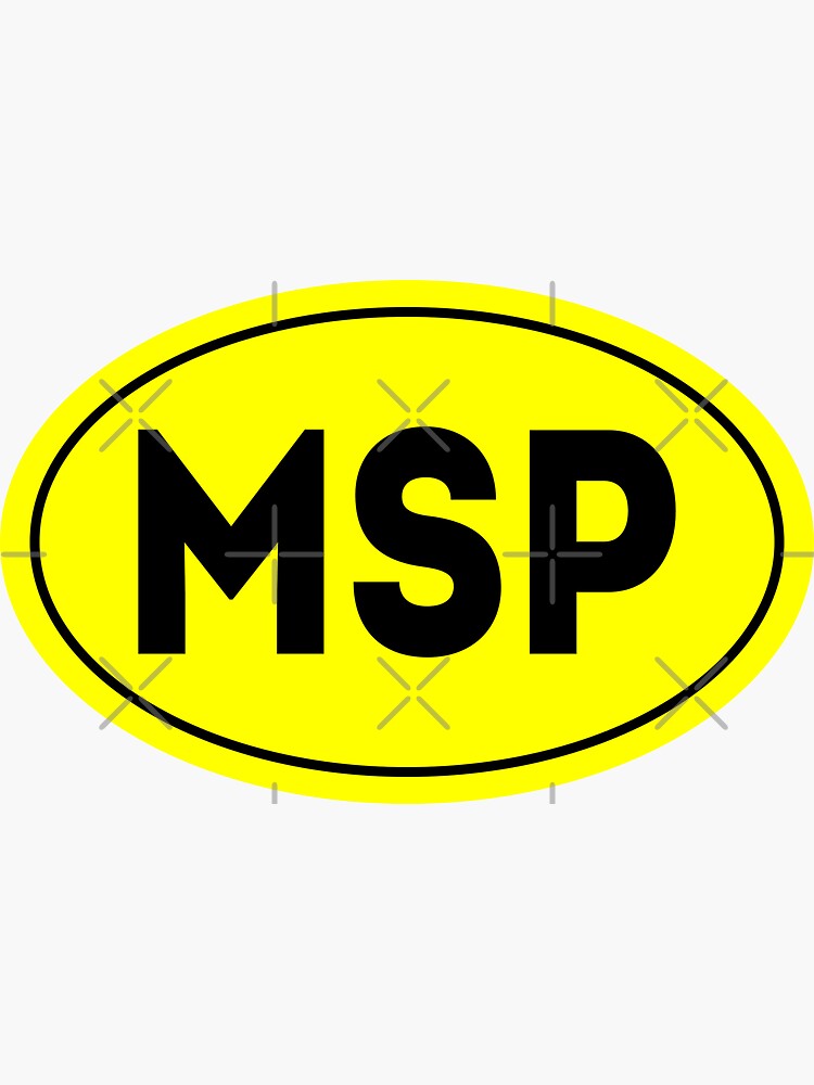 "MSP - Minneapolis Airport Code. Flying, travel and pilot souvenir ...