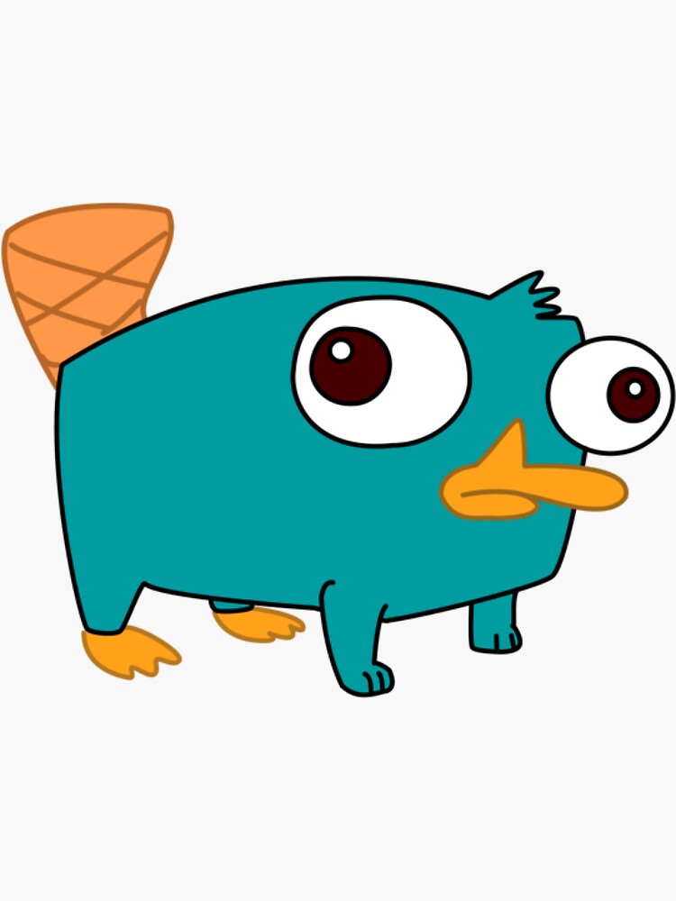 "Agente P Perry the Platypus" Sticker for Sale by Gvossezza | Redbubble