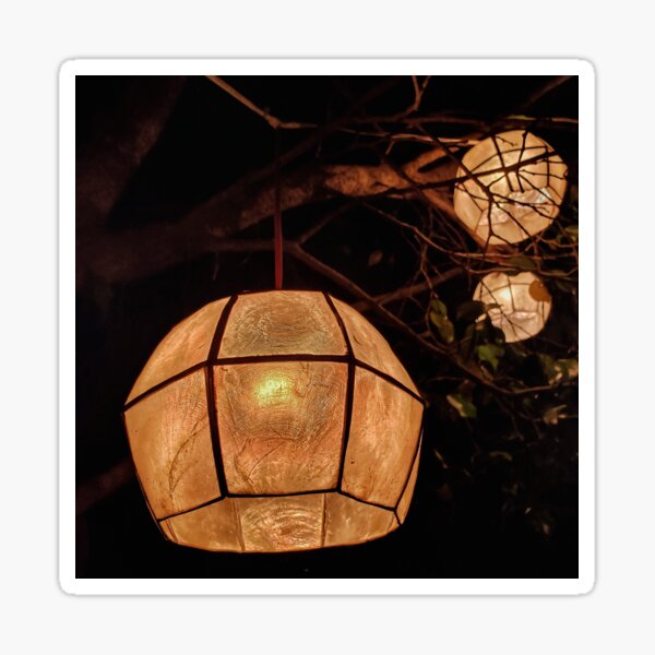 "Hanging Lamps" Sticker for Sale by createdbyaldrin | Redbubble