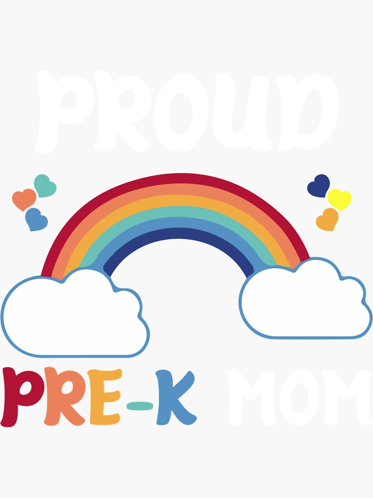 "Proud Pre-K Mom Lil Miss Pre-K Cute Pre Kindergarten School Long ...
