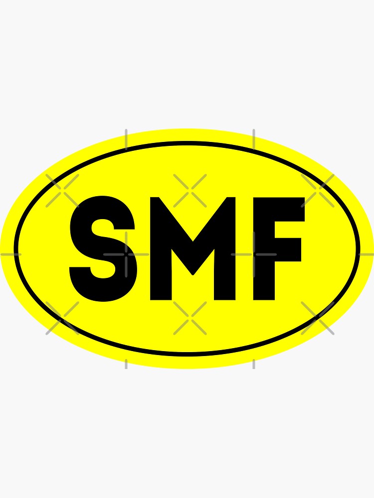 "SMF - Sacramento Airport Code. Flying, travel and pilot souvenir ...