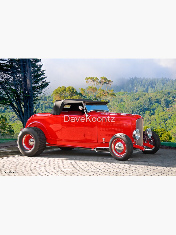 "1932 Ford 'Ragtop' Rod" Sticker for Sale by DaveKoontz | Redbubble