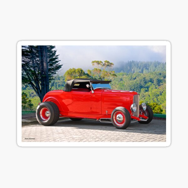 "1932 Ford 'Ragtop' Rod" Sticker for Sale by DaveKoontz | Redbubble