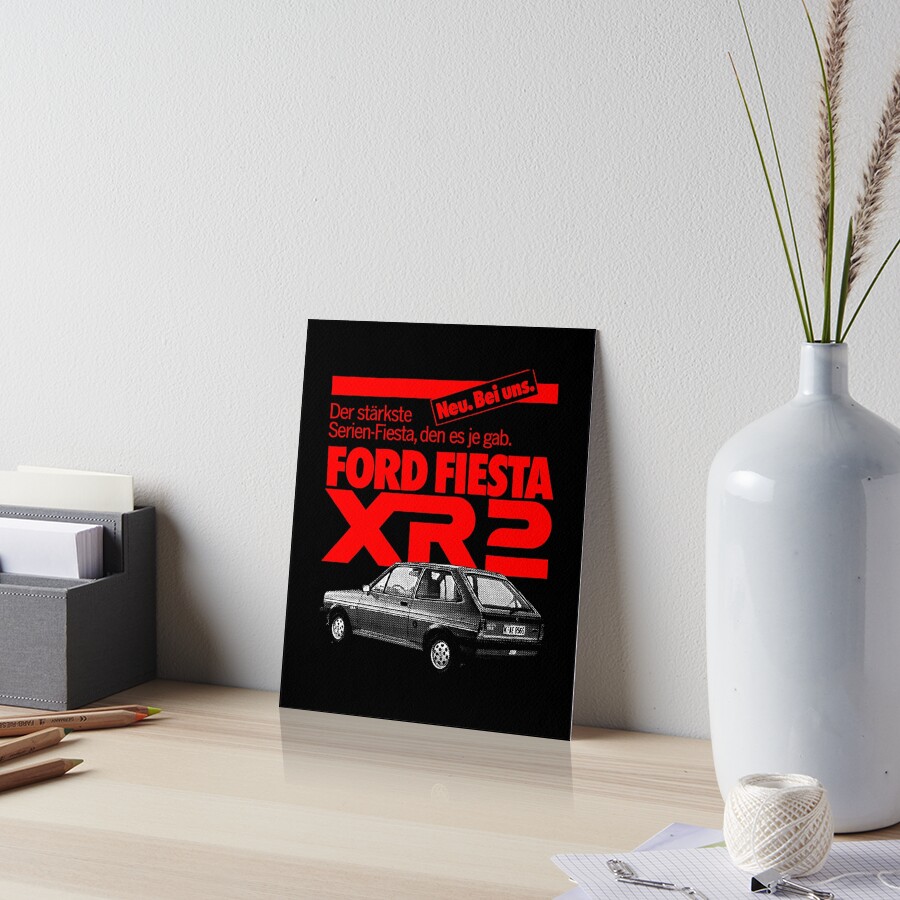 "FORD FIESTA XR2 - ADVERT" Art Board Print for Sale by ThrowbackM3 ...