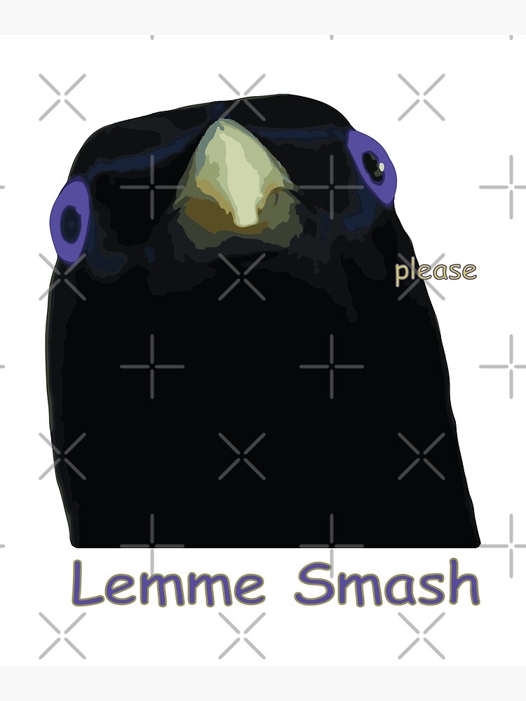 "Lemme Smash (Ron) Meme" Poster for Sale by Pink-Gizz | Redbubble