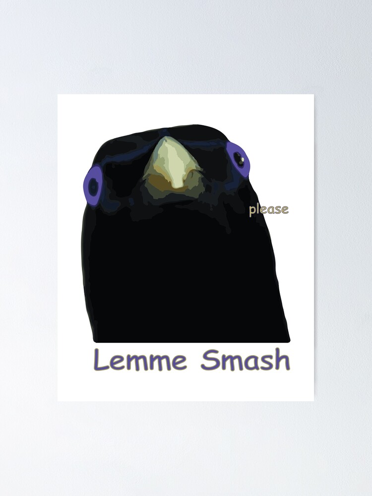 "Lemme Smash (Ron) Meme" Poster for Sale by Pink-Gizz | Redbubble