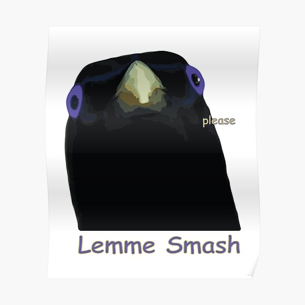 "Lemme Smash (Ron) Meme" Poster for Sale by Pink-Gizz | Redbubble