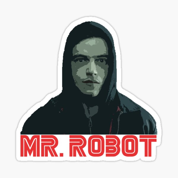 "MR.Robot FAN" Sticker for Sale by shdhewa | Redbubble