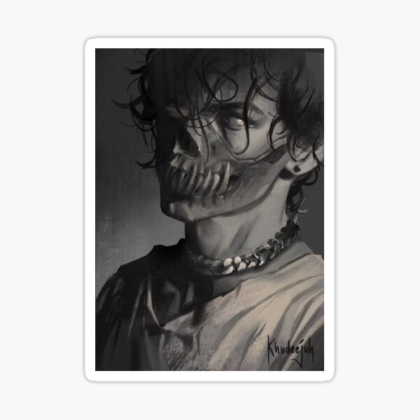 "corpse husband" Sticker for Sale by bellablackk | Redbubble