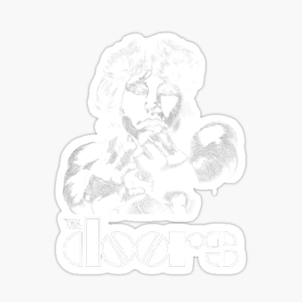 "Jim Morrison Jim Morrison " Sticker for Sale by Harrisonscarlet ...