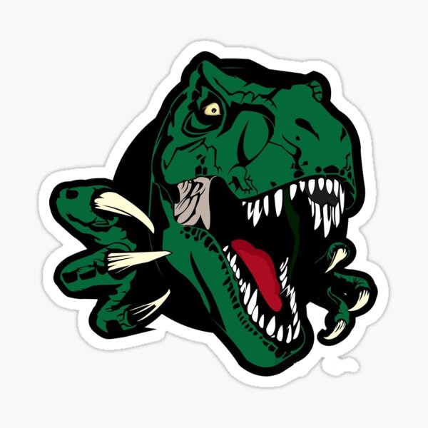 "TYRANNOSAURUS REX" Sticker for Sale by Enima987 | Redbubble
