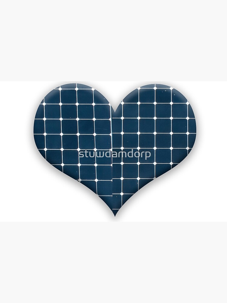 "Love heart with photovoltaic solar panels." Poster by stuwdamdorp ...