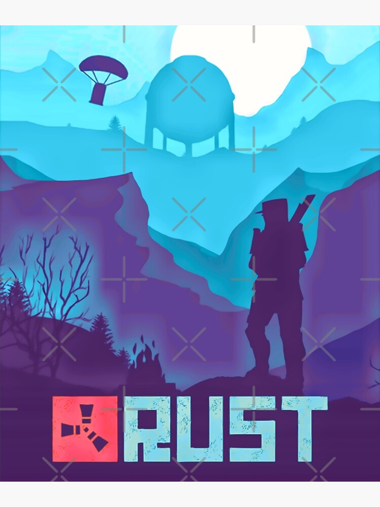 "Rust Game Poster" Poster for Sale by CTTDesigns | Redbubble