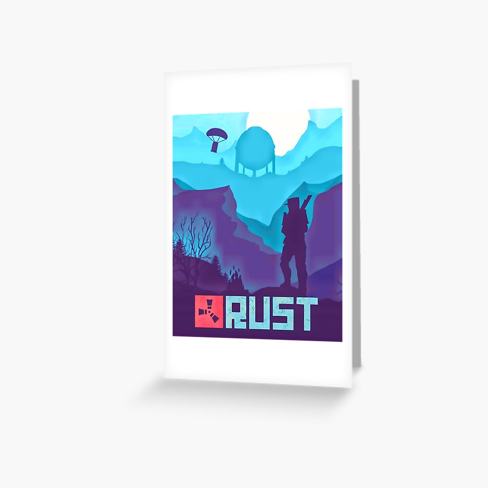 "Rust Game Poster" Greeting Card for Sale by CTTDesigns | Redbubble