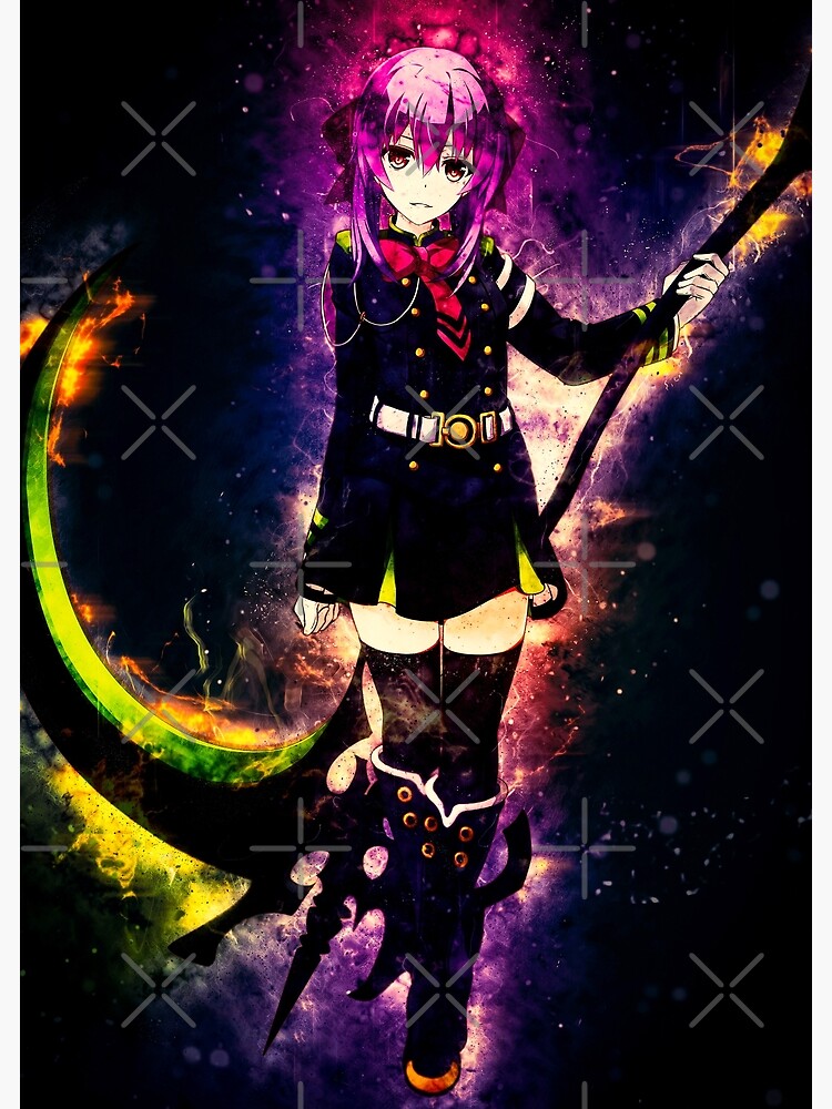 "Hiiragi Shinoa Seraph of the end" Poster by Spacefoxart | Redbubble