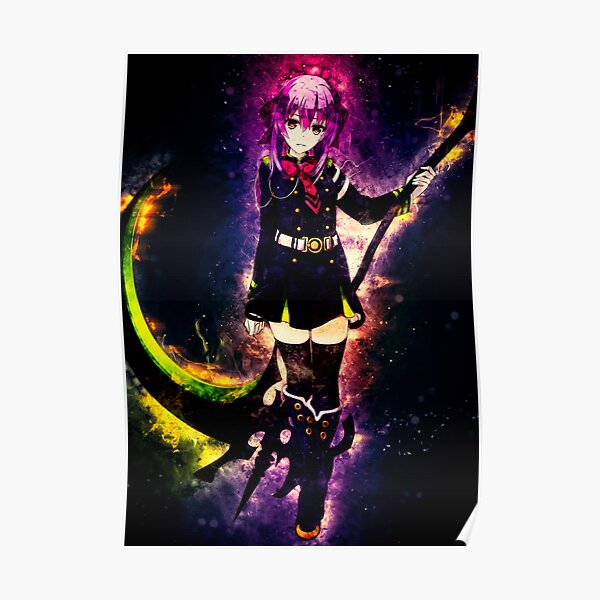 "Hiiragi Shinoa Seraph of the end" Poster by Spacefoxart | Redbubble
