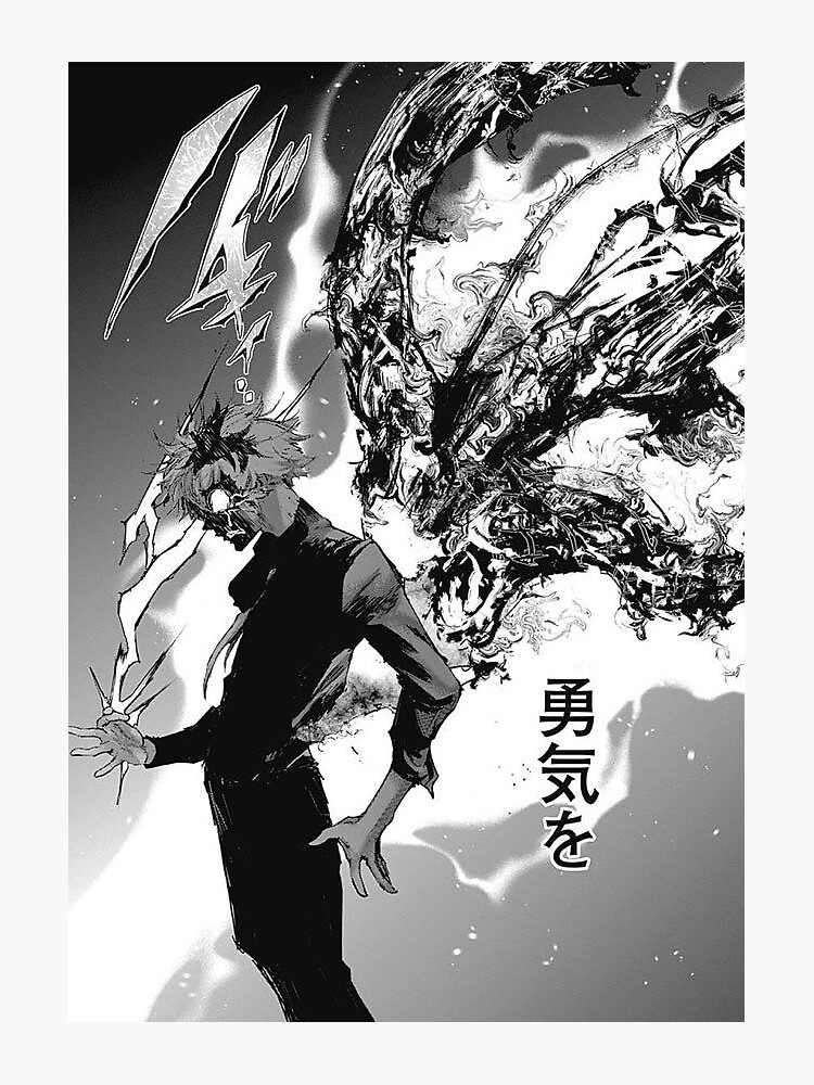 "Ken Kaneki Manga Panel Tokyo Ghoul" Sticker by aryryki-art | Redbubble