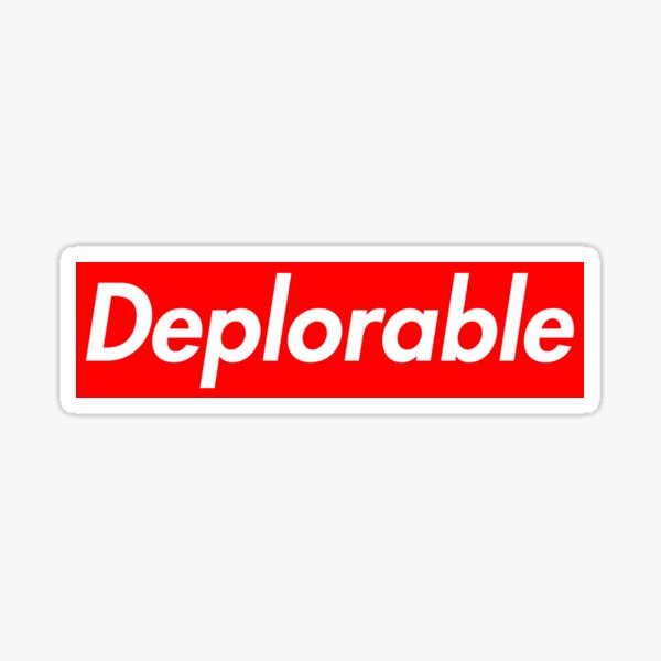 Deplorable Stickers | Redbubble