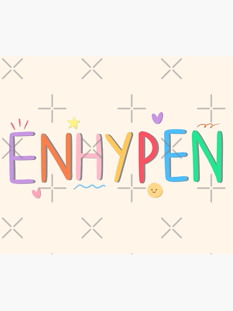 "ENHYPEN Logo " Art Print by zizouuu | Redbubble