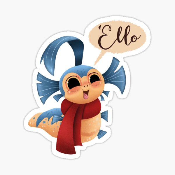 "Labyrinth Worm " Sticker for Sale by CCampbell-Art | Redbubble
