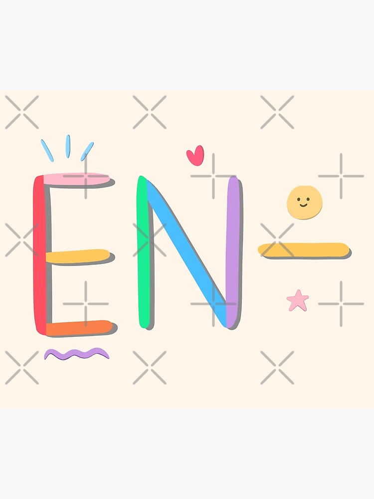 "ENHYPEN Logo (En-)" Art Print by zizouuu | Redbubble