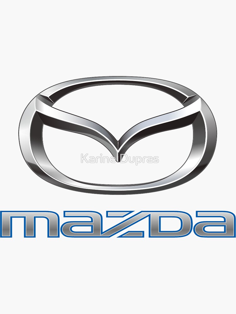 "Mazda logo" Sticker for Sale by Chefkarine1 | Redbubble