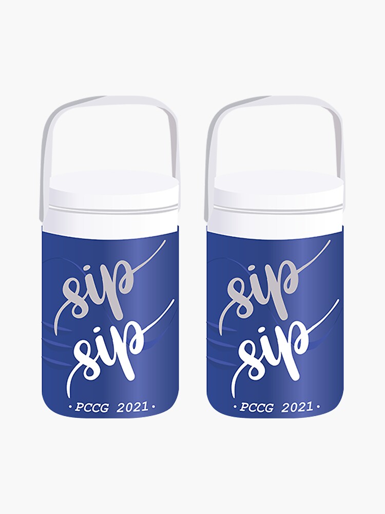 "Sip Sip Double Medium 2021" Sticker for Sale by nedaemdad | Redbubble