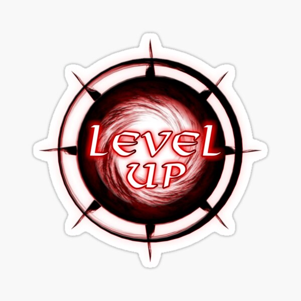 "Level up" Sticker for Sale by Teodosija | Redbubble
