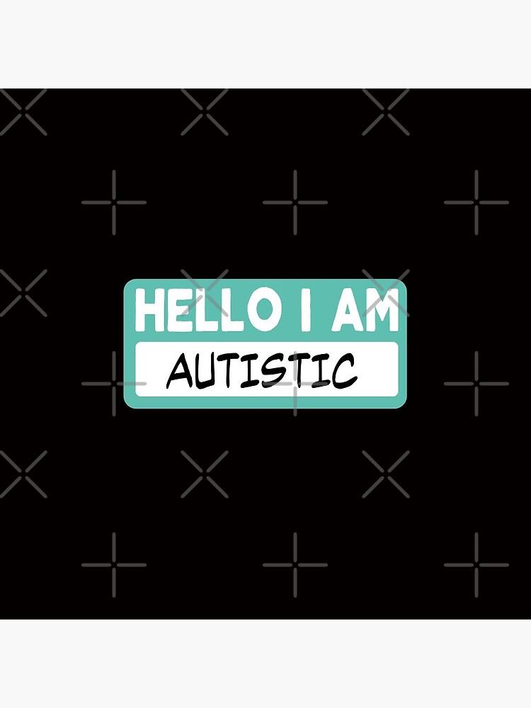 Hello I am autistic, autistic awareness day Pin sold by Gabriela Xavier ...