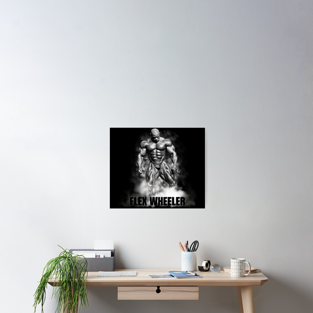 "Flex Wheeler Bodybuilder" Poster by almeapparel | Redbubble