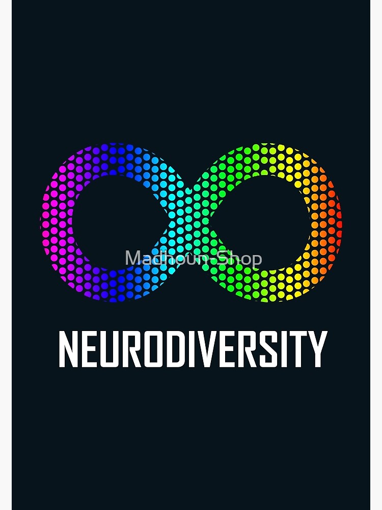 "Neurodiversity Infinity Autism& Appreciation" Art Print for Sale by ...
