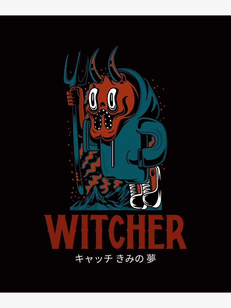 "Witcher Urban Themed Streetwear" Poster by Storopia | Redbubble