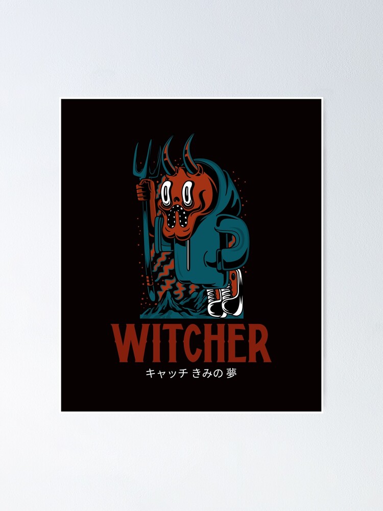 "Witcher Urban Themed Streetwear" Poster by Storopia | Redbubble
