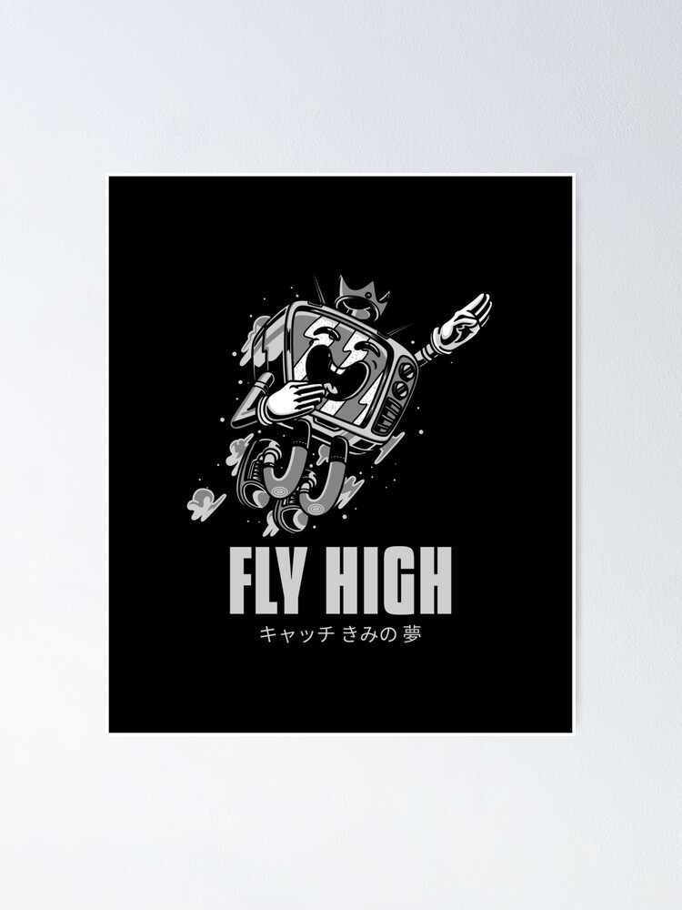 "Fly High Urban Themed Streetwear" Poster by Storopia | Redbubble