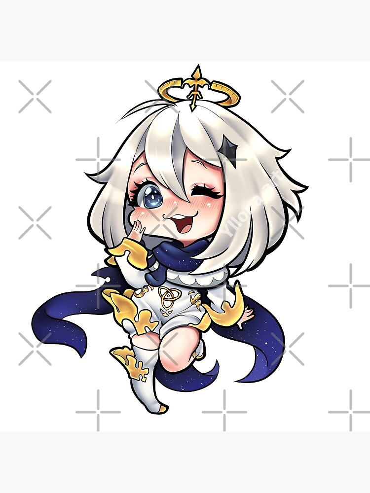 "Paimon sticker" Poster by yllonaA | Redbubble