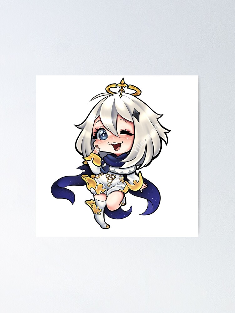 "Paimon sticker" Poster by yllonaA | Redbubble