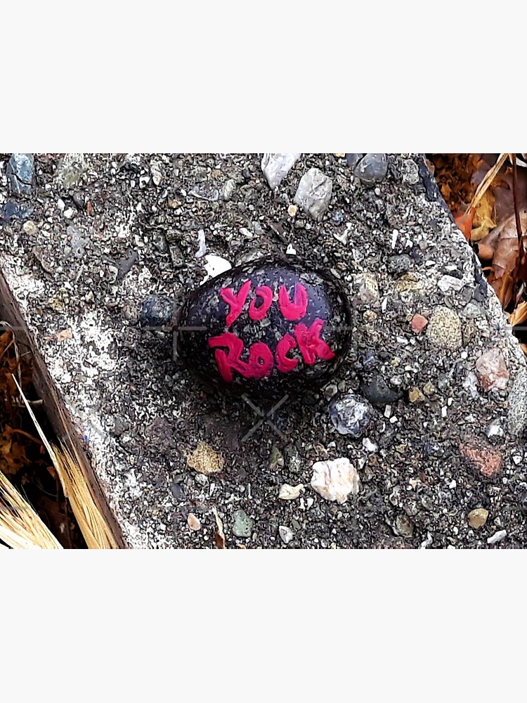 "You Rock Stone" Poster for Sale by craftsbydaphy | Redbubble