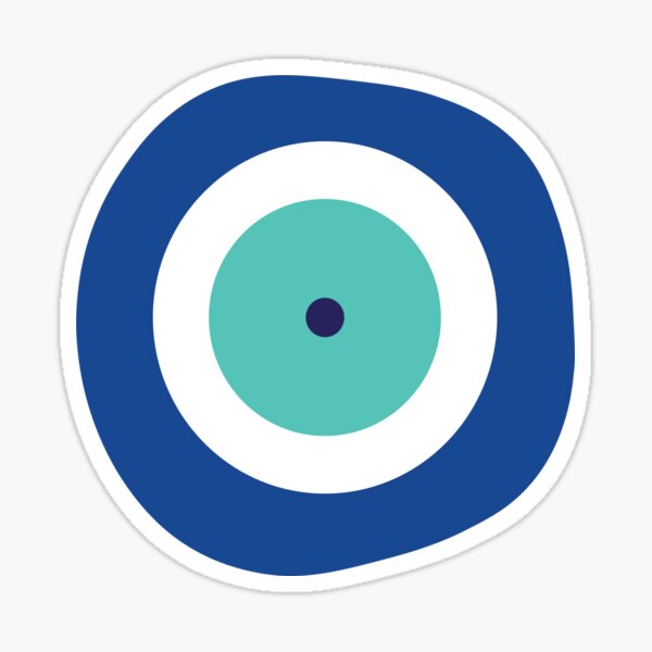 "Evil Eye Spirit" Sticker for Sale by MadeByYomna | Redbubble