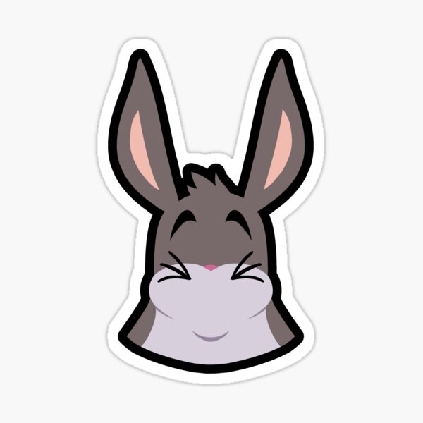"Big Chungus Smash Ultimate Fan-made Stock Icon" Sticker for Sale by ...