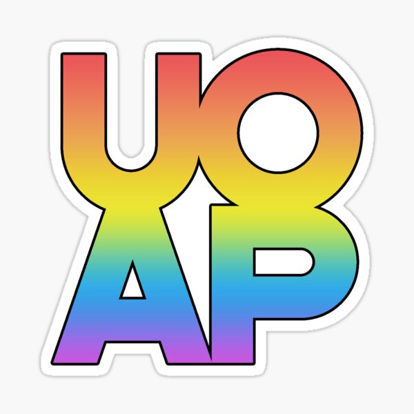 "UOAP Pride" Sticker for Sale by GapplePhotos | Redbubble