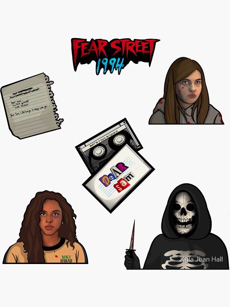 "Fear Street " Sticker for Sale by KylaJeanHall | Redbubble