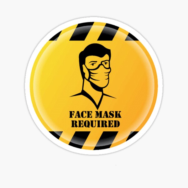 "Face Mask" Sticker for Sale by shoshe2 | Redbubble