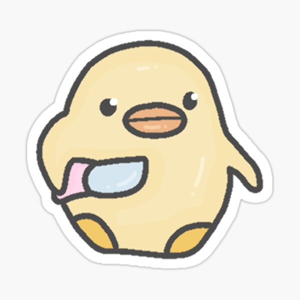 "Knife duck meme" Sticker for Sale by BiitterblueM | Redbubble